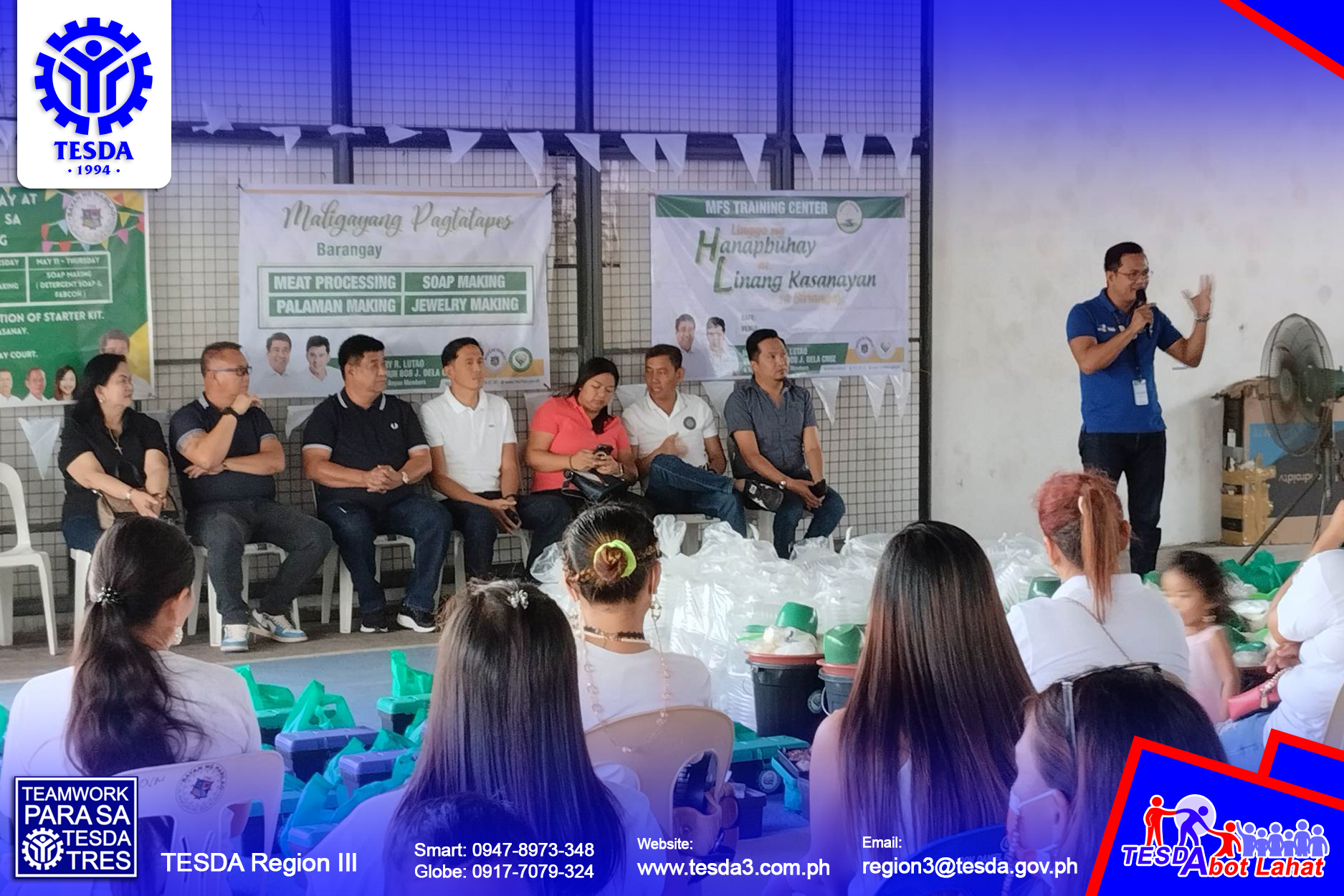 100 trainees from the several participating barangays of Marilao ...