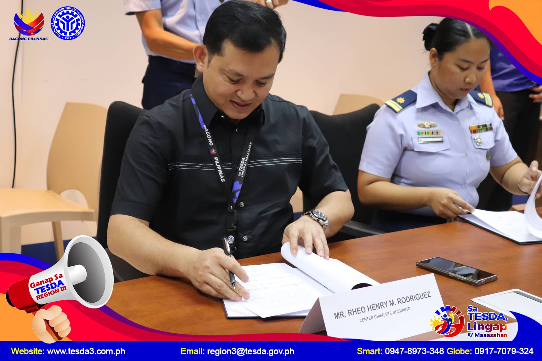 TESDA Central Luzon Partners with Philippine Coast Guard to Enhance ...