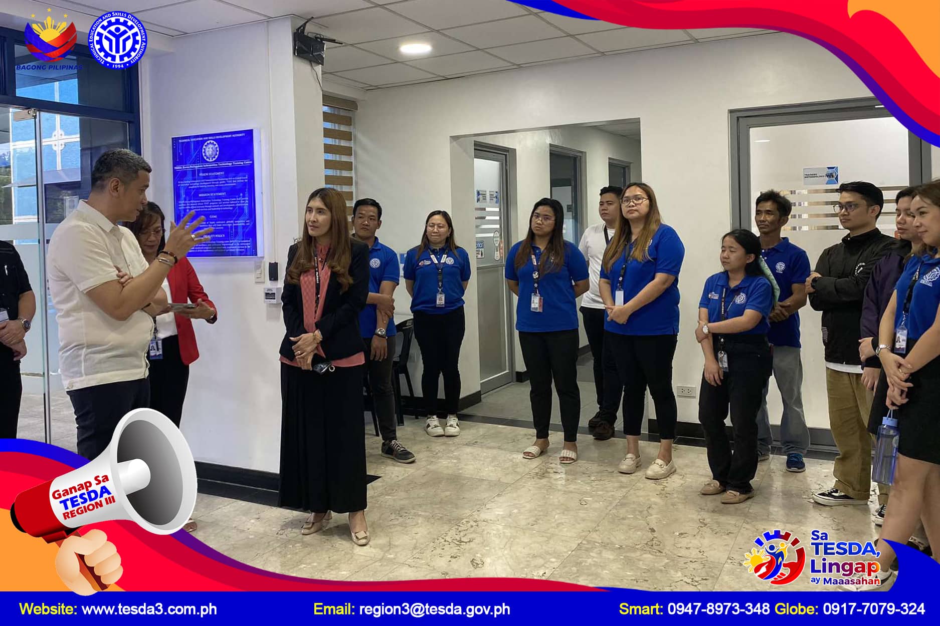 TESDA Region III Director Lagran Visits Korphil IT Training Center ...