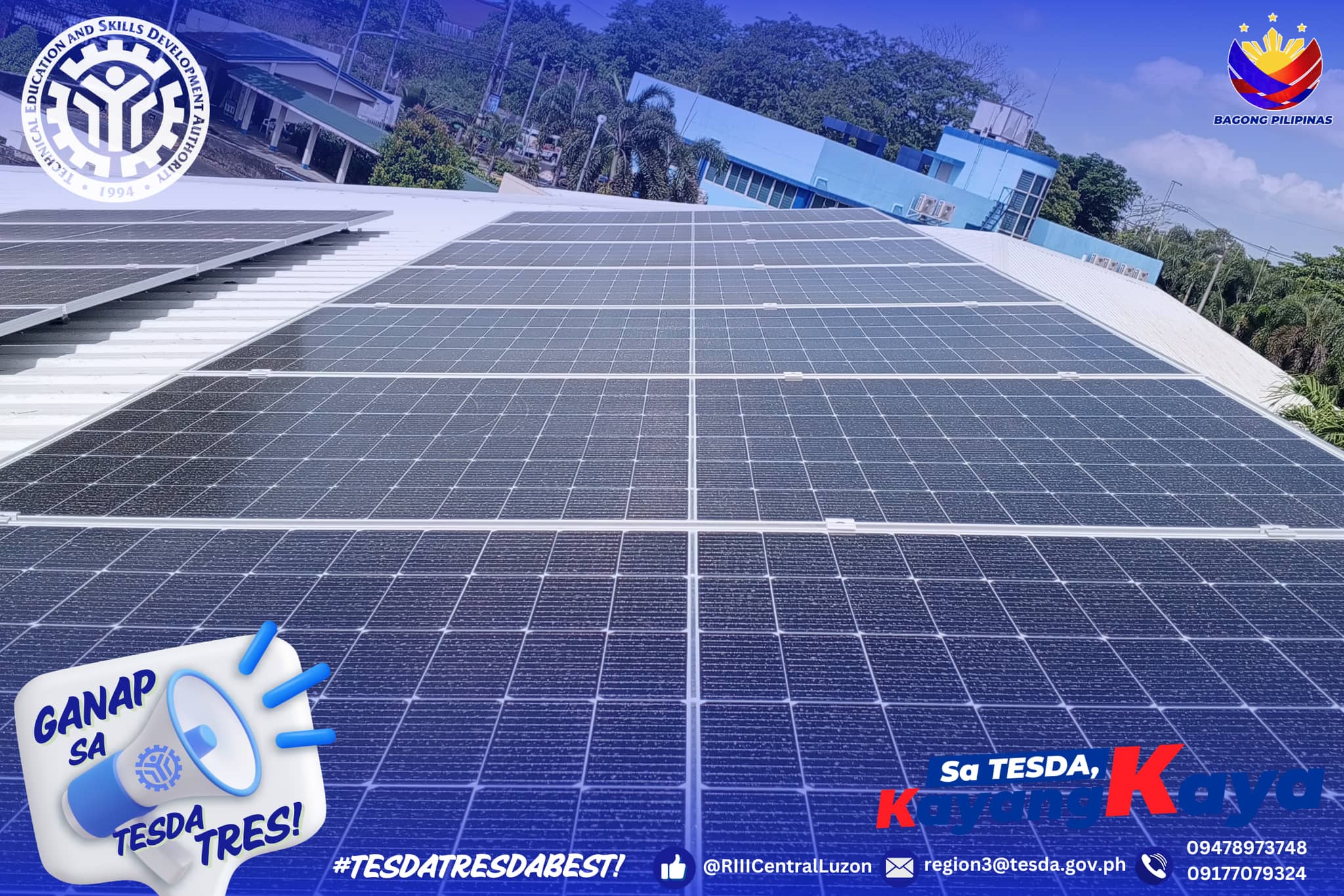 TESDA Guiguinto Installs Solar Panel System and Streetlights ...